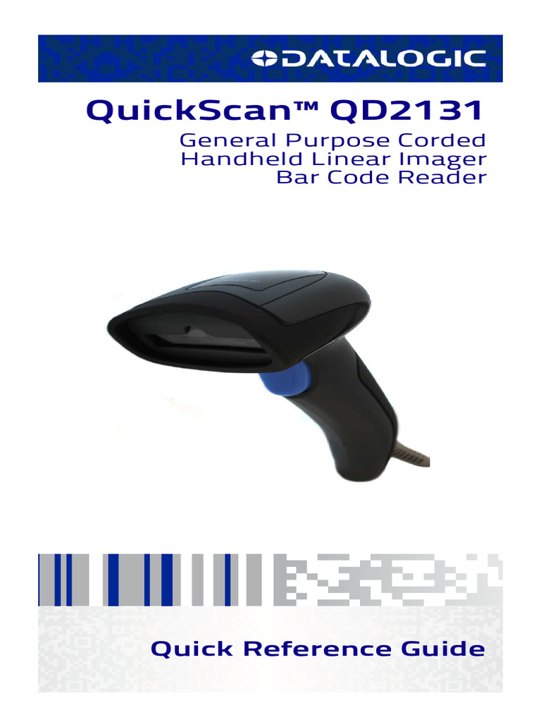 Qd2131-Quick Reference Guide-En | PDF | Barcode | License