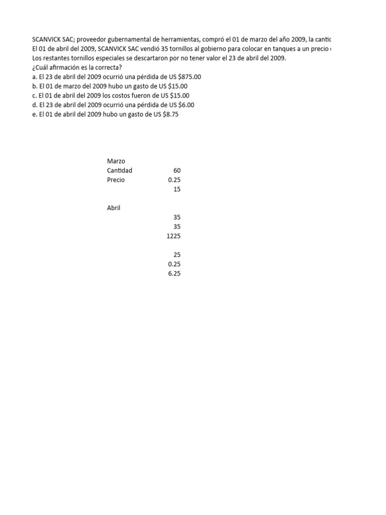 Casos Costos y Pptos | PDF | Sector secundario de la economía | Economias Casos Costos y Pptos | PDF | Sector secundario de la economía | Economias