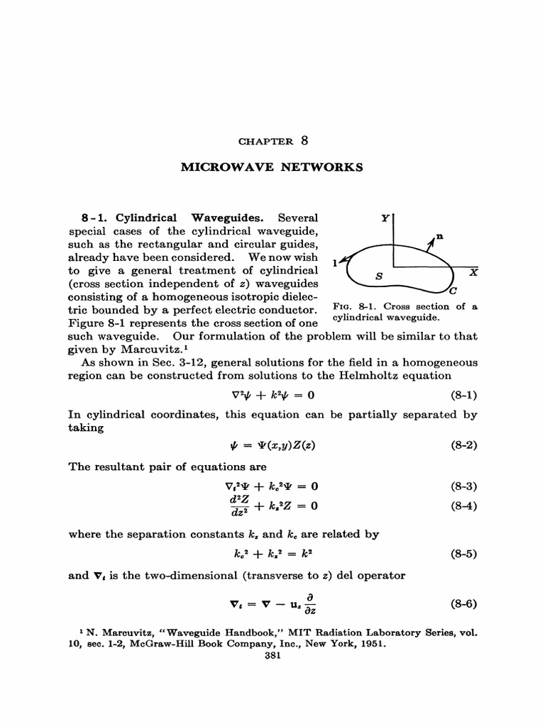 Microwave Networks | PDF | Transmission Line | Waveguide
