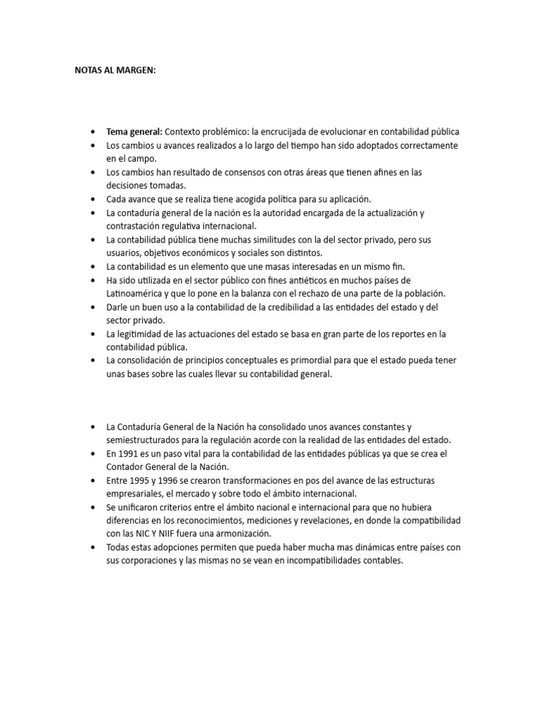 Notas Al Margen | PDF | Contabilidad | Estado (política)
