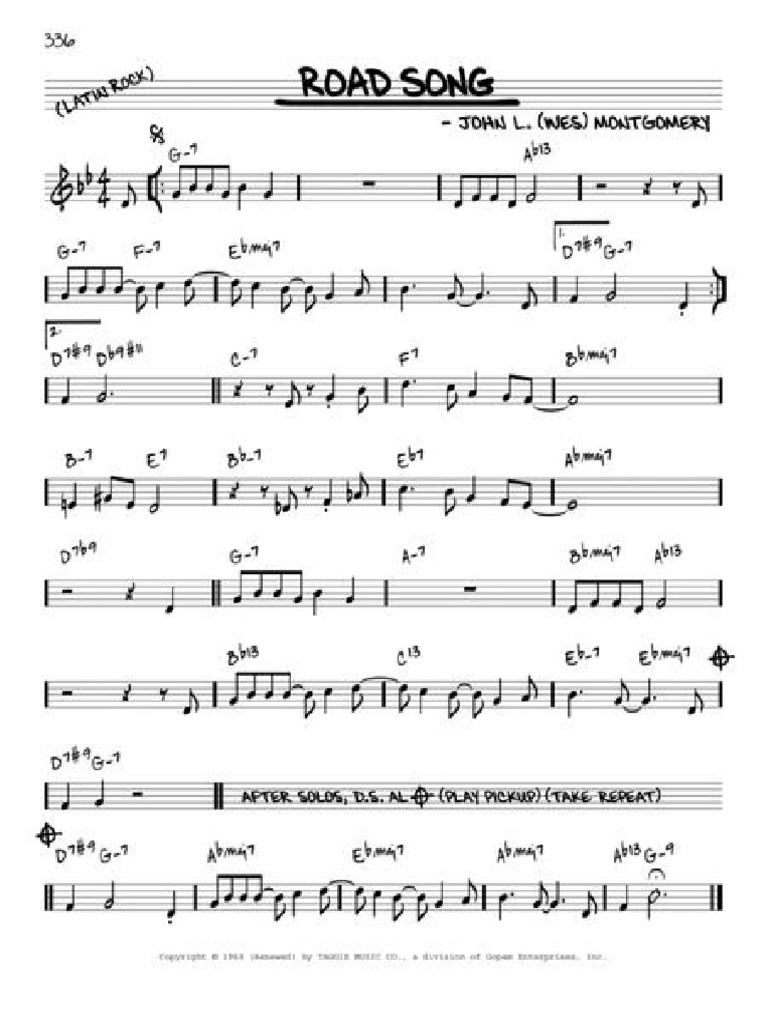 Road Song | PDF