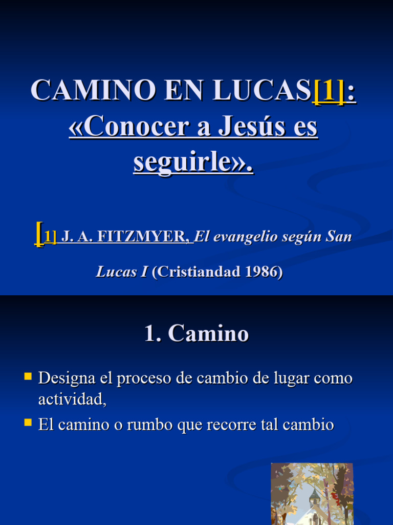 Camino en Lucas | PDF | Jesús | Evangelio De Lucas