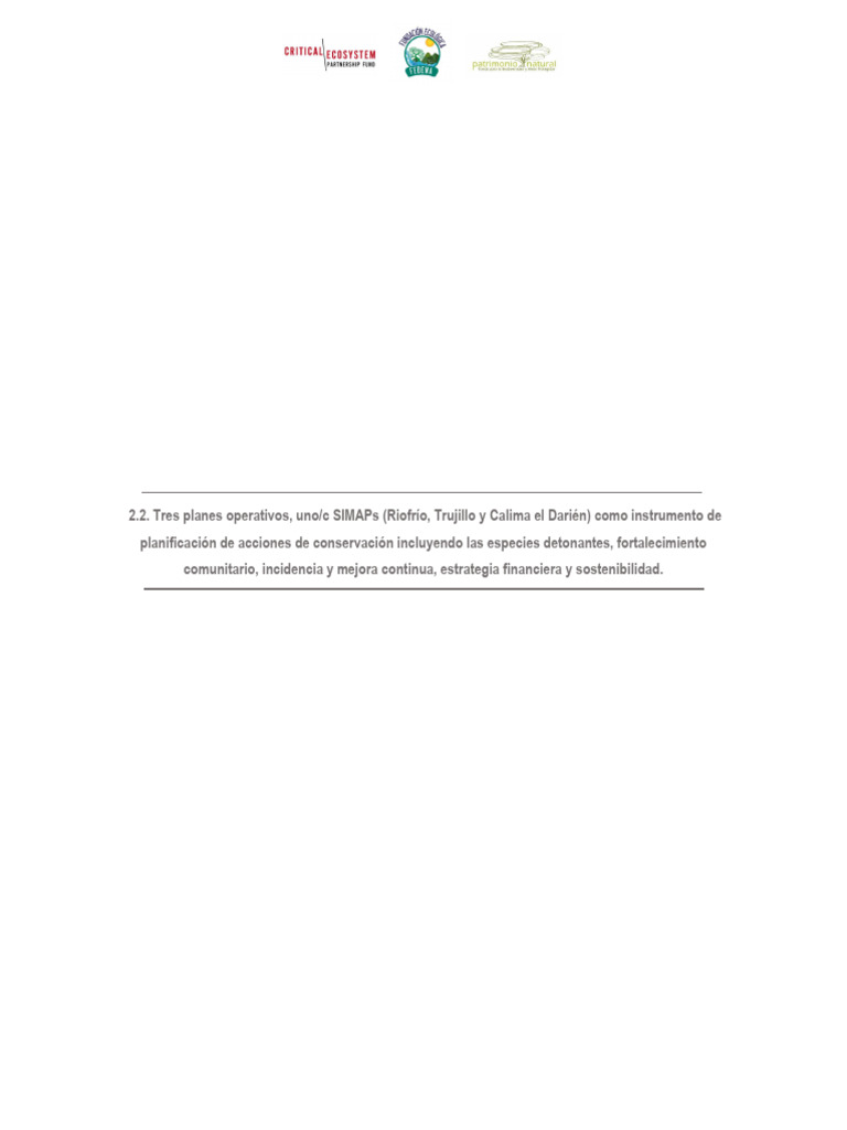 Plan Operativo Simap - Trujillo | PDF | Sustentabilidad | Desarrollo sostenible