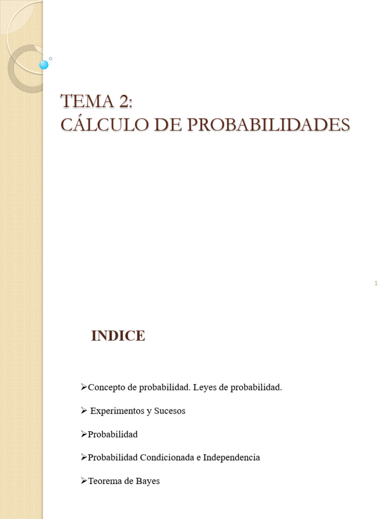 Calculo Probabilidades | PDF | Probabilidad | Teoría de probabilidad
