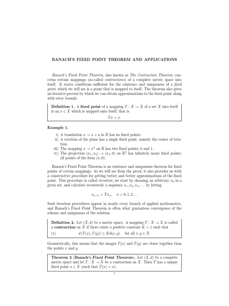 Banach | PDF | Banach Space | Integral Equation Banach | PDF | Banach Space | Integral Equation