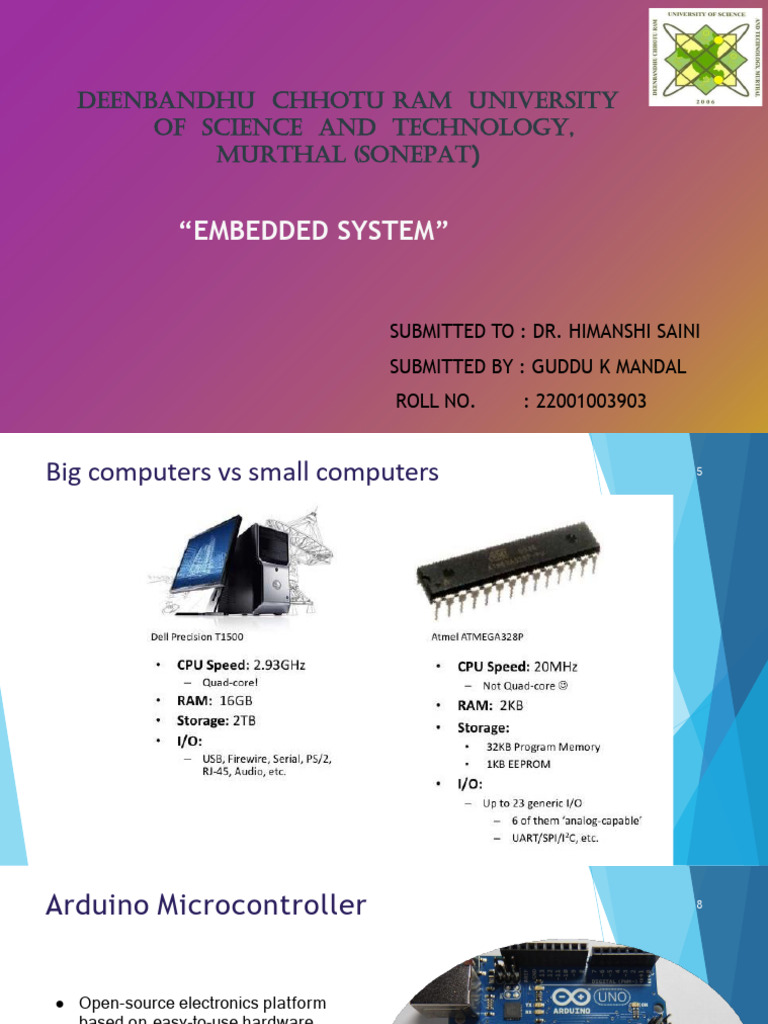 Guddu PPT 1 | PDF | Arduino | Computing