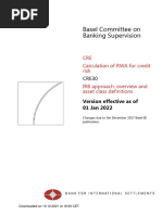 RWA Calculation for Credit Risk Under IRB | PDF | Financial Risk | Banks