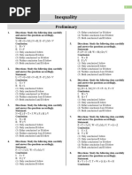 Inequality Questions For Bank Exams | PDF | Mathematics