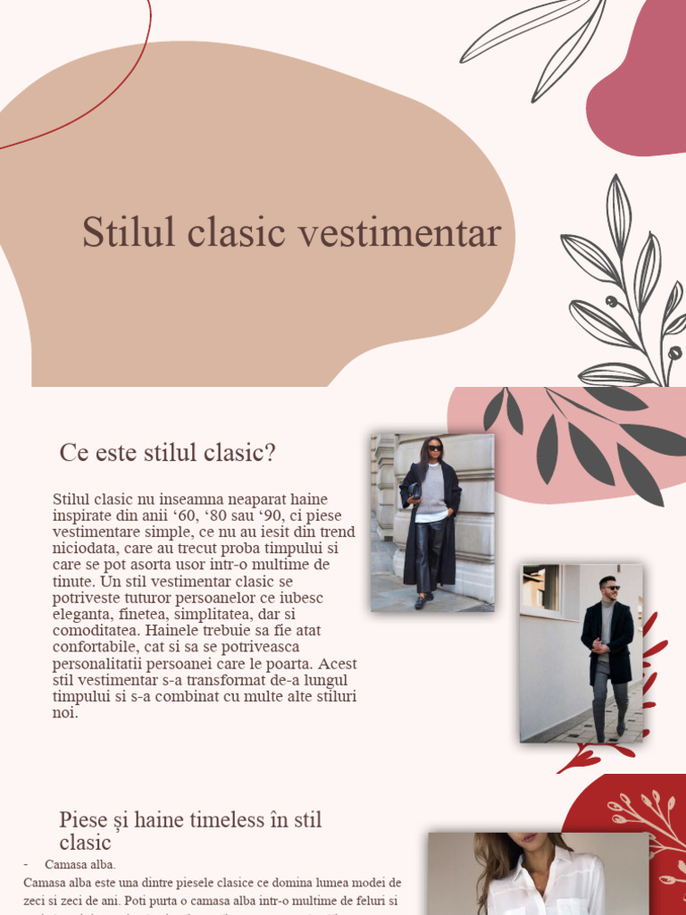 Stilul Clasic | PDF