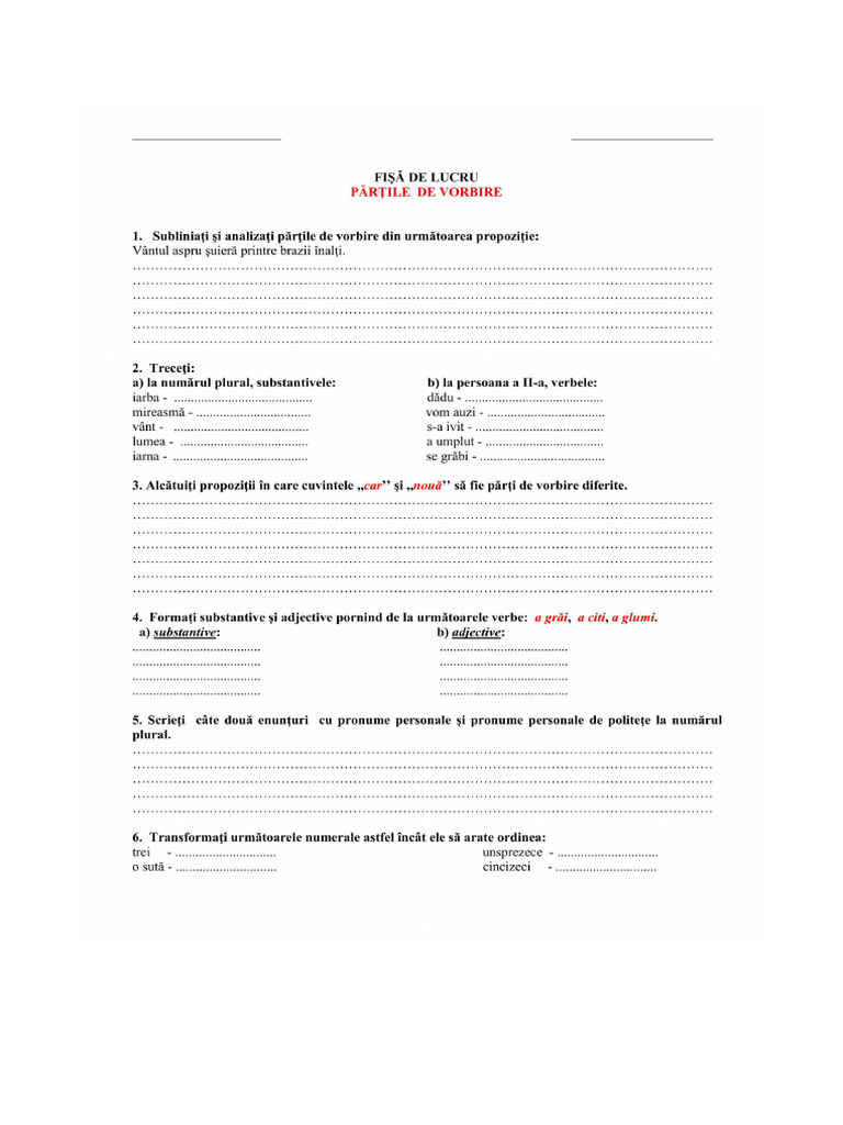 Parti de Vorbire | PDF