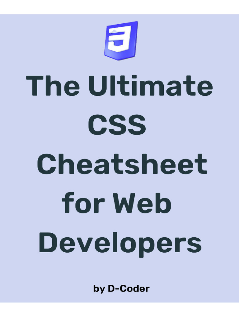 The Ultimate CSS CheatCode | PDF | Page Layout | Hypertext
