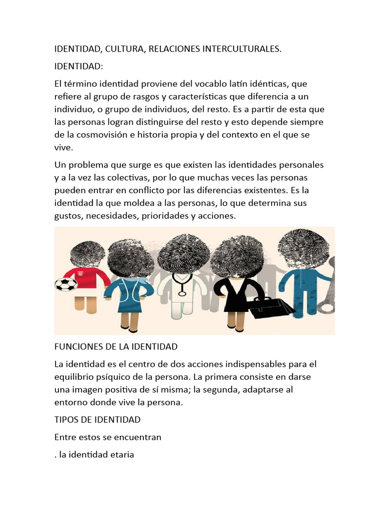 Identidad y Cultura en la Interculturalidad | PDF | Interculturalidad ...