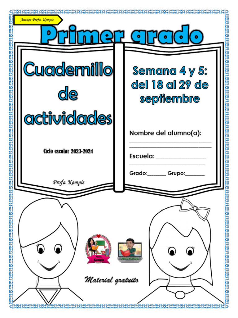 1° s4 y 5 Cuadernillo de Actividades Profa Kempis | PDF | Las emociones ...