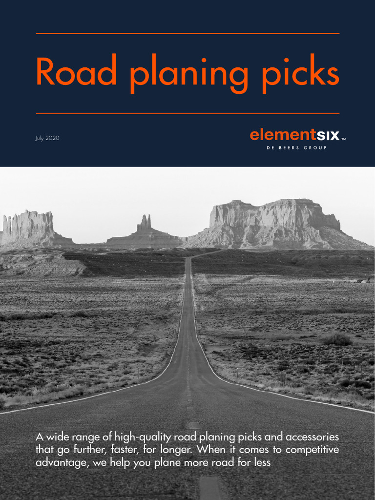 Road Planing Picks Brochure - Low Res - 22.07.20 | PDF | Secondary ...