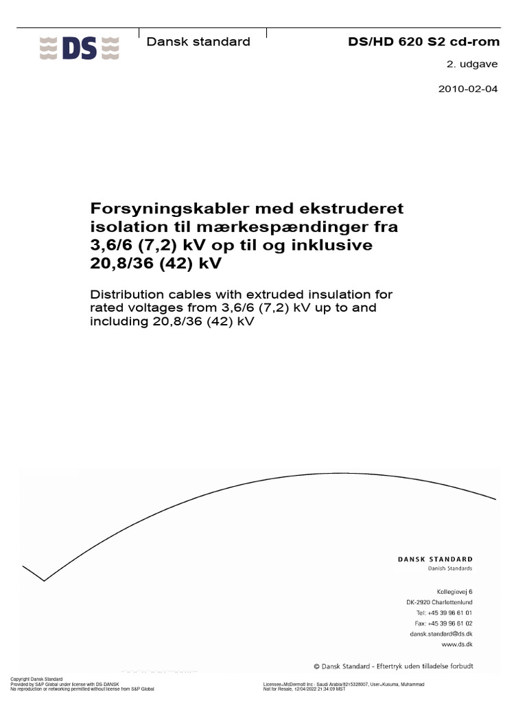 Distribution Cables With Extruded Insulation For 7.2kV To 42kV | PDF