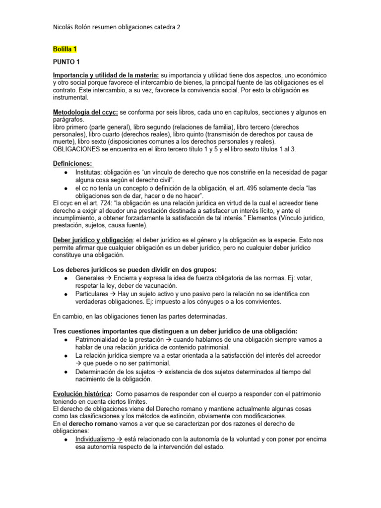 Resumen Obli Cat 2 | PDF | Pagos | Bienes (Ley)