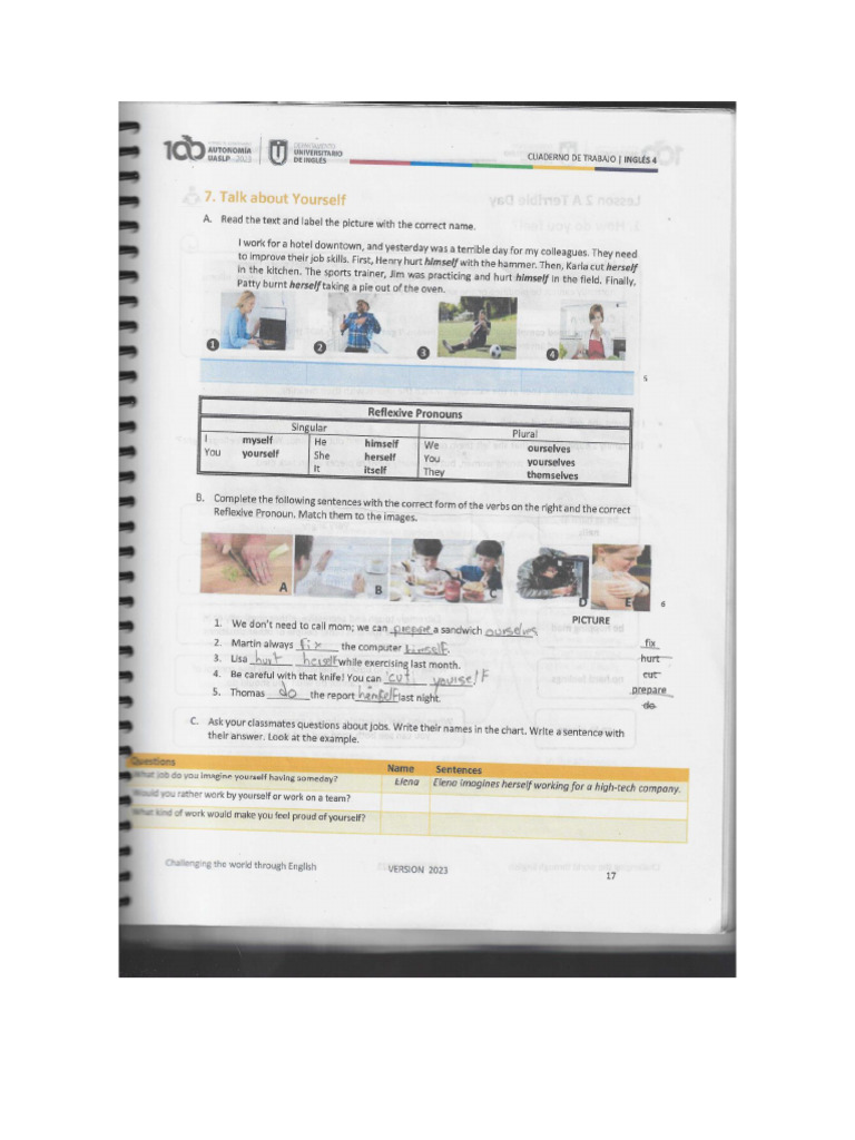 Workbook Inglés 2 | PDF