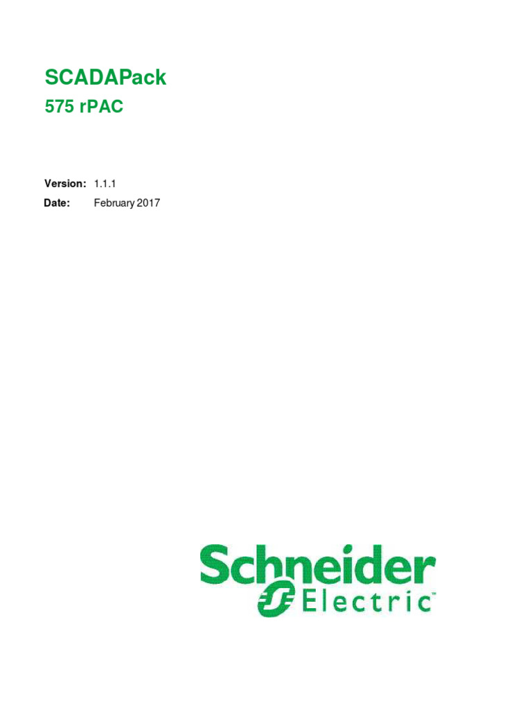 SCADAPack575 Hardware Manual | PDF | Programmable Logic Controller | Scada