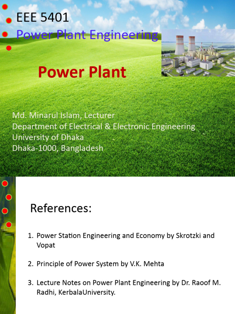 4 Lecture 5 Power Plant - Cont.... | PDF | Boiler | Steam