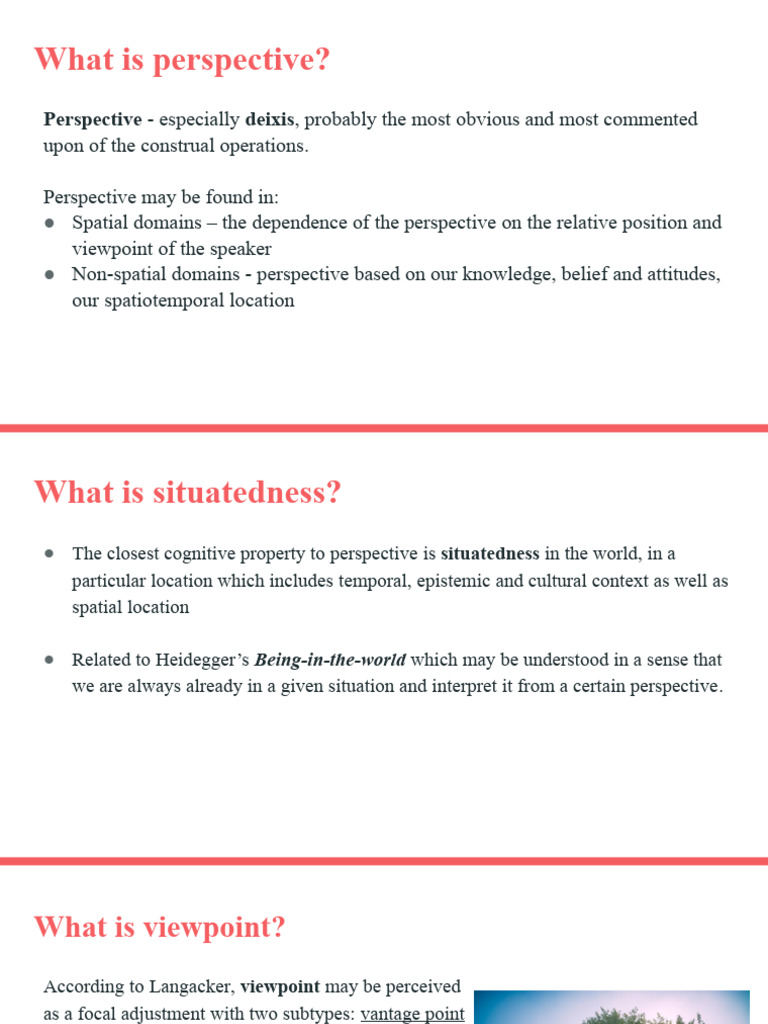 Conceptualization and Construal Operations Cz2 | PDF | Conceptual Model | Linguistics
