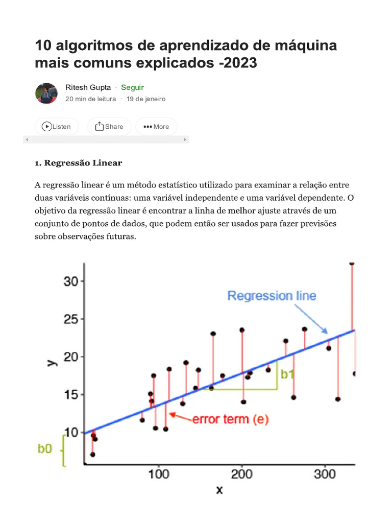 10 Most Common Machine Learning Algorit.. | PDF