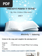 Songs With Present Perfect | PDF