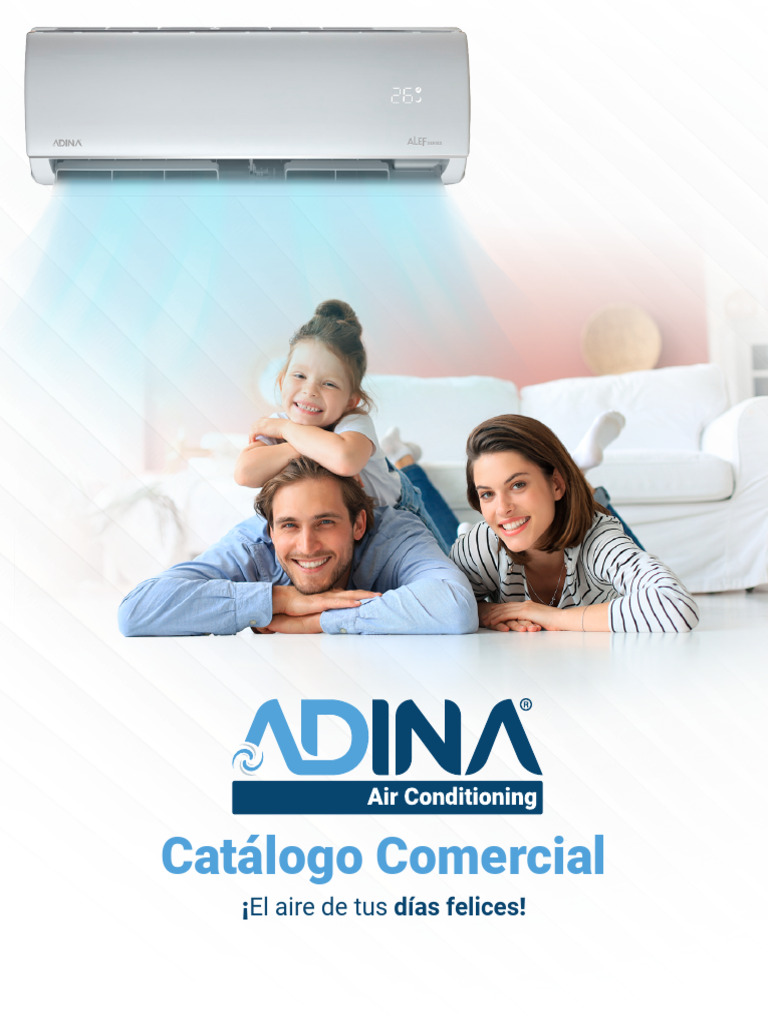 Adina Mini Split Serie Alef Inverter | PDF | Calor | Uso eficiente de ...