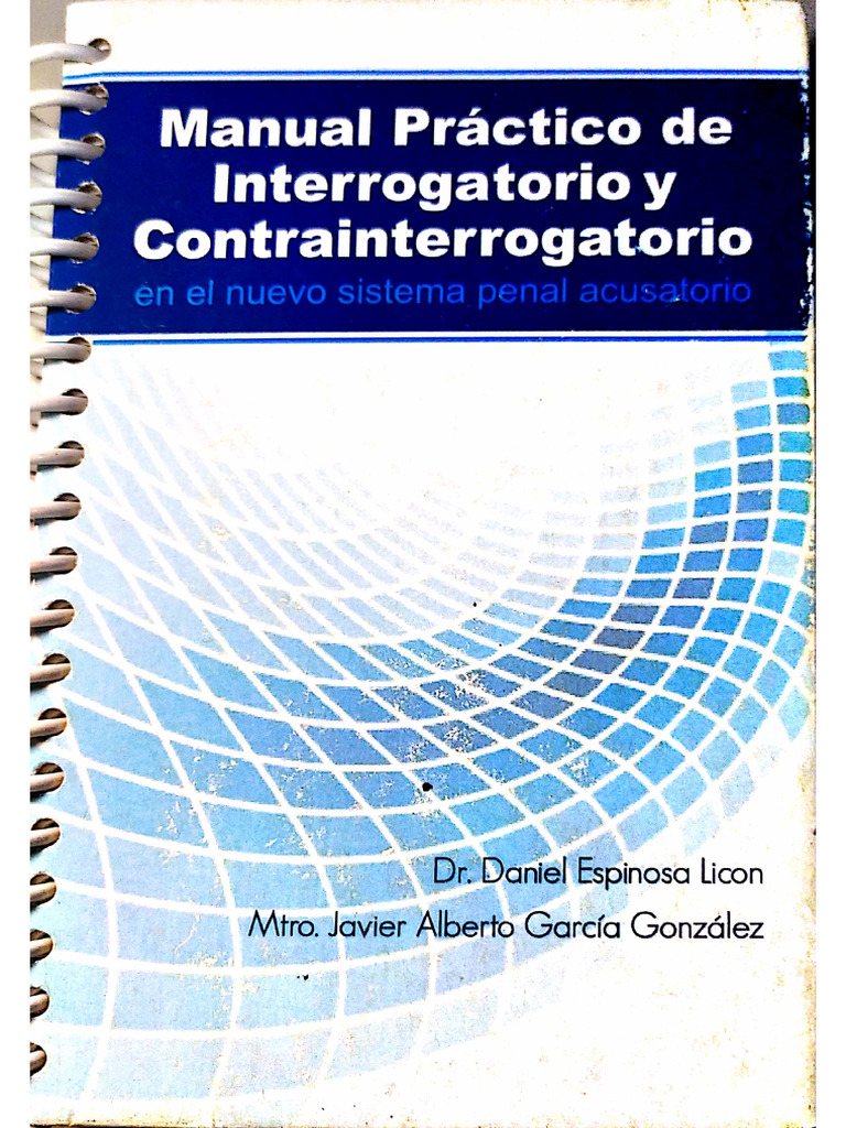 +manual Practico de Interrogatorio y Contrainterrogatorio en El Nuevo ...