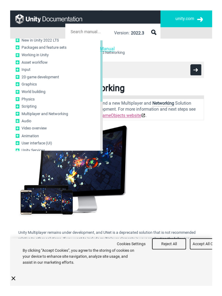 Unity Networking | PDF | Http Cookie | User Interface