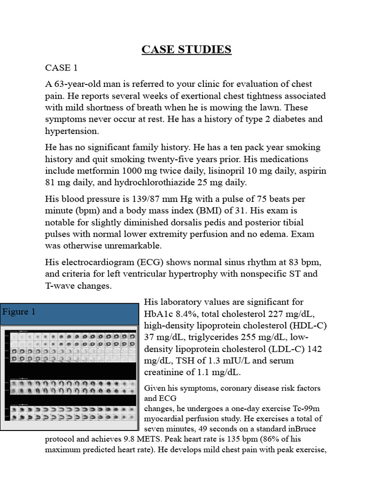 Bio Case Studies | PDF | Heart Rate | Heart
