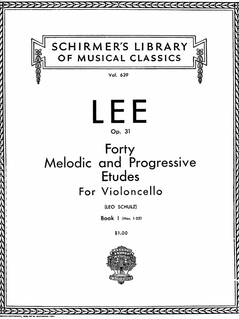 Lee - 40 - Melodic - and - Progressive Etudes | PDF