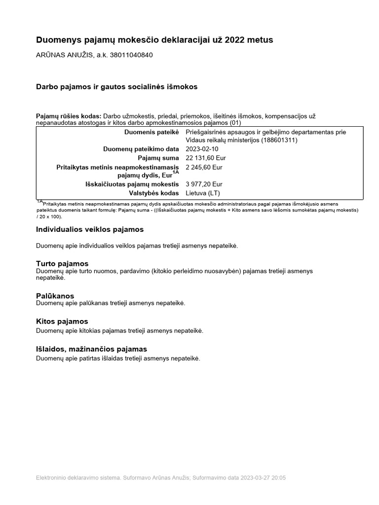 Form GPM311 20230327 | PDF