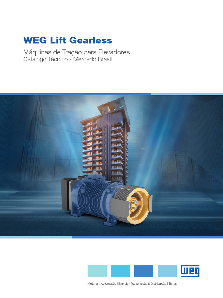 WEG WMO Weg Lift Gearless 50105874 Brochure Portuguese Web | PDF | Eixo ...