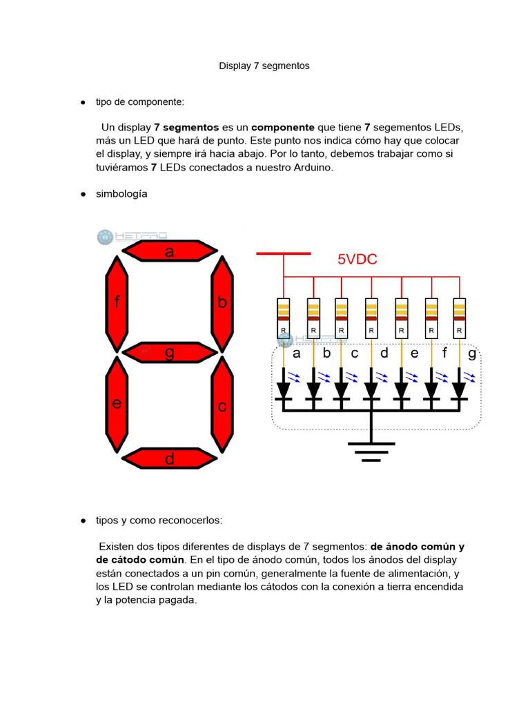 Display 7 Segmentos | PDF