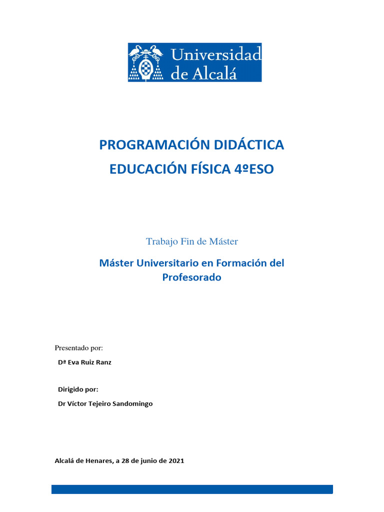 TFM Ruiz Ranz 2021.PDF Jsessionid | PDF | Evaluación | Aprendizaje