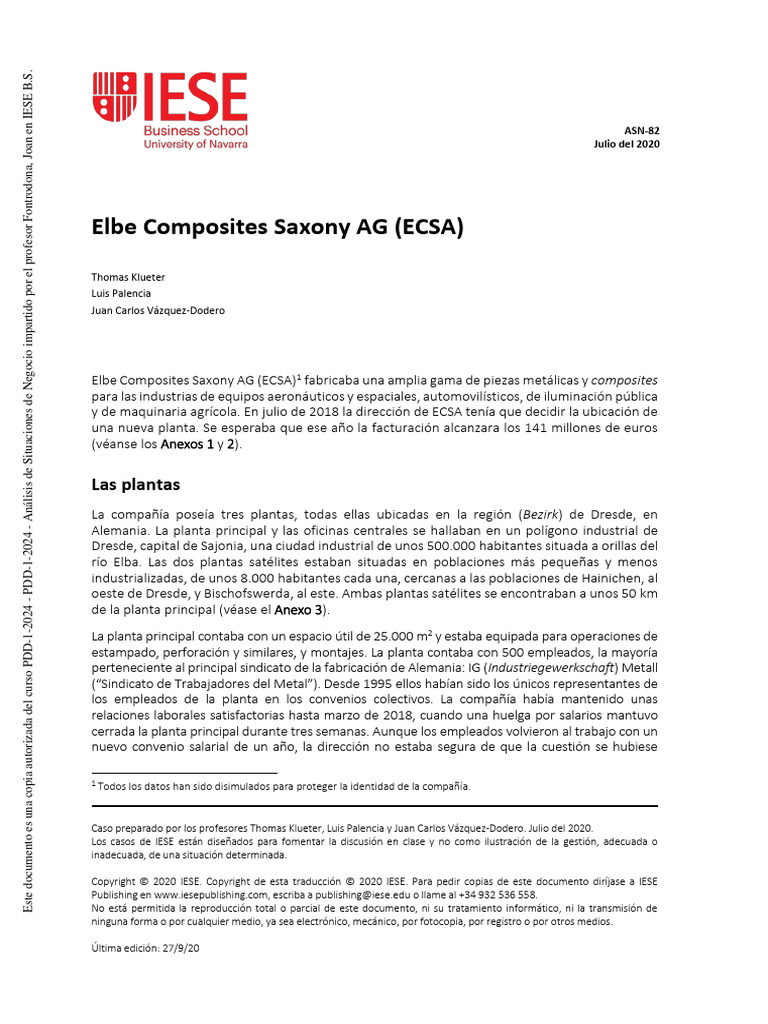 Elbe Composites Saxony AG ECSA | PDF | Euro | Economias