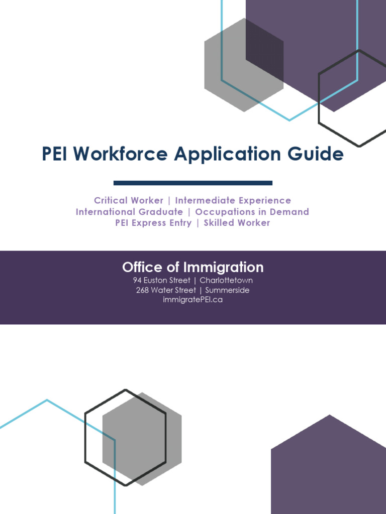 PEI Workforce Application Guide 2022 | PDF | Employment | Debit Card