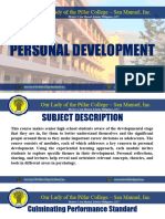 Personal Development Module 1 Q1 | PDF | Self Concept | Self Esteem