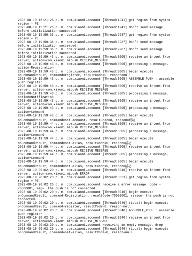 Log 1 | PDF | Thread (Computing) | Computer Programming