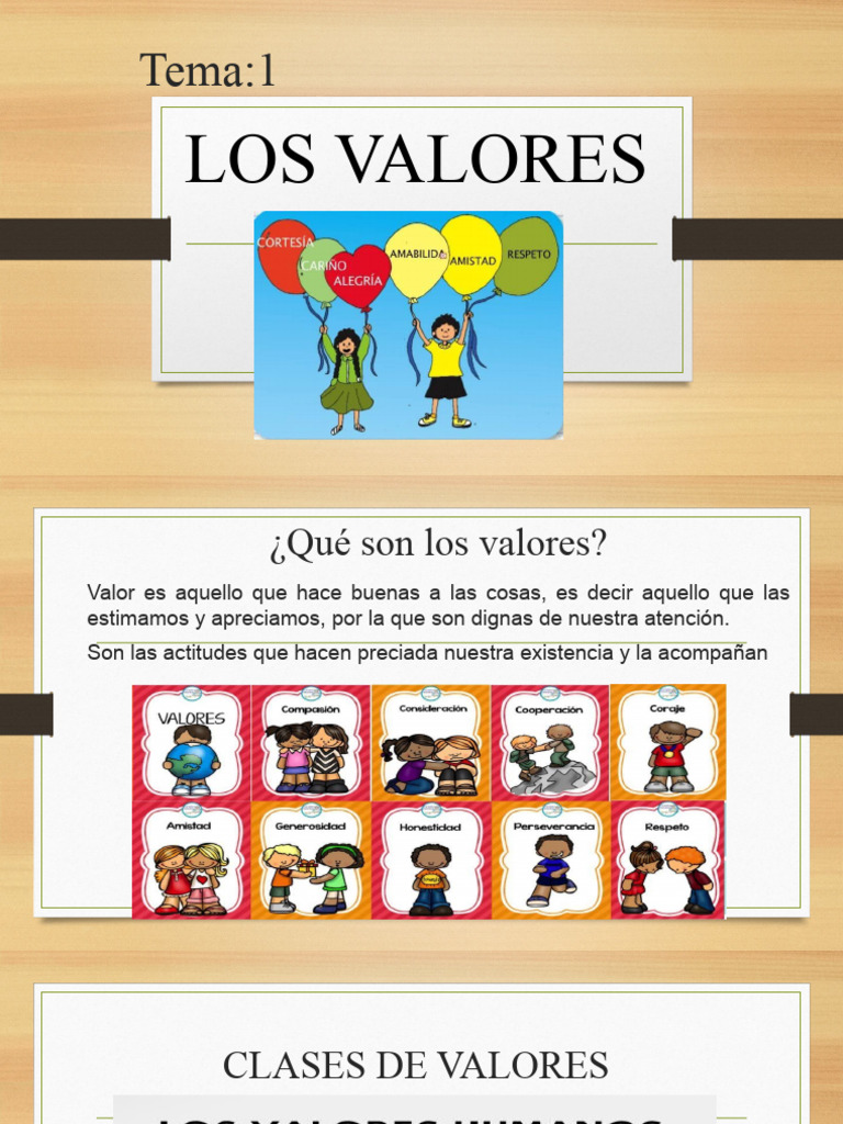 Valores y Antivalores para Niños | PDF