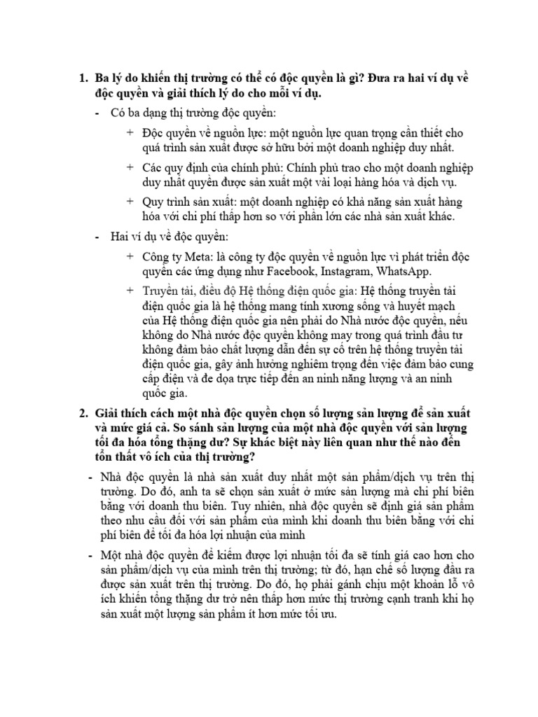 BT15 - Kinh Te Hoc | PDF