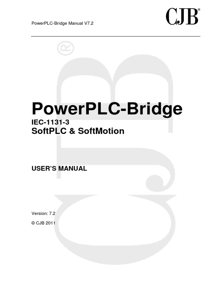PowerPLC-Bridge Manual | PDF | Integrated Development Environment | Computer Programming