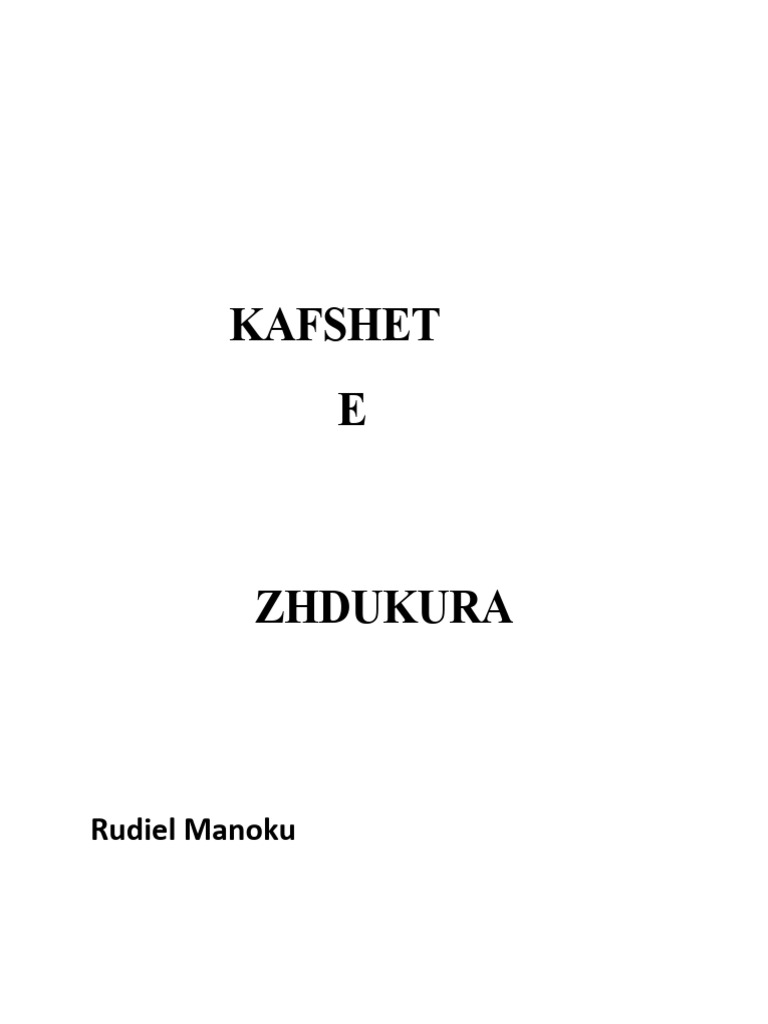 KAFSHET e Zhdukura | PDF