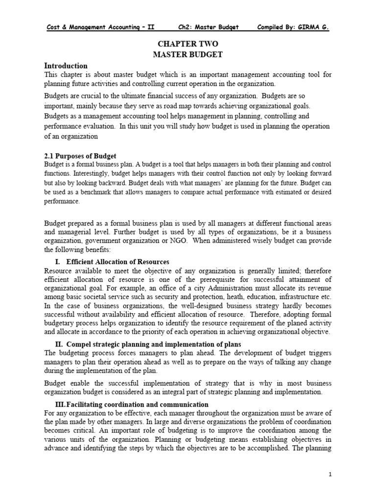 Cma2 Ch2 Mgmt@Du | Download Free PDF | Expense | Inventory