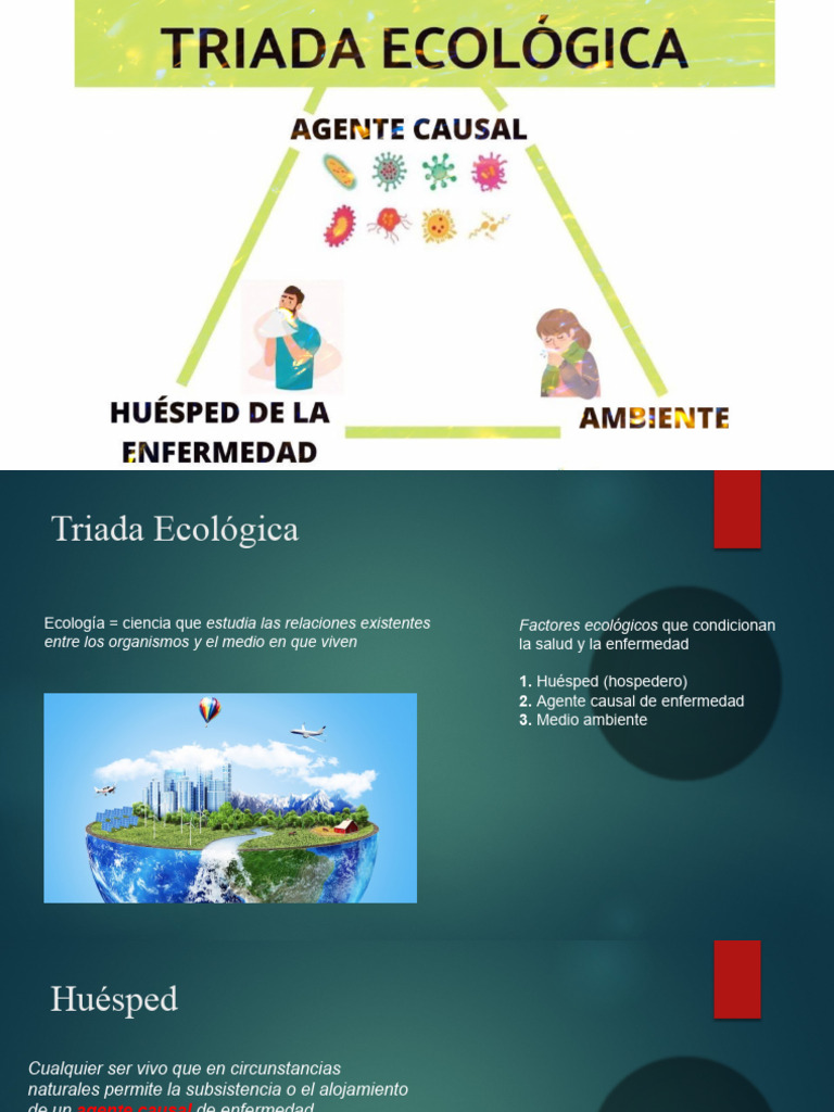 Triada Ecológica | PDF | Infección | Entorno natural