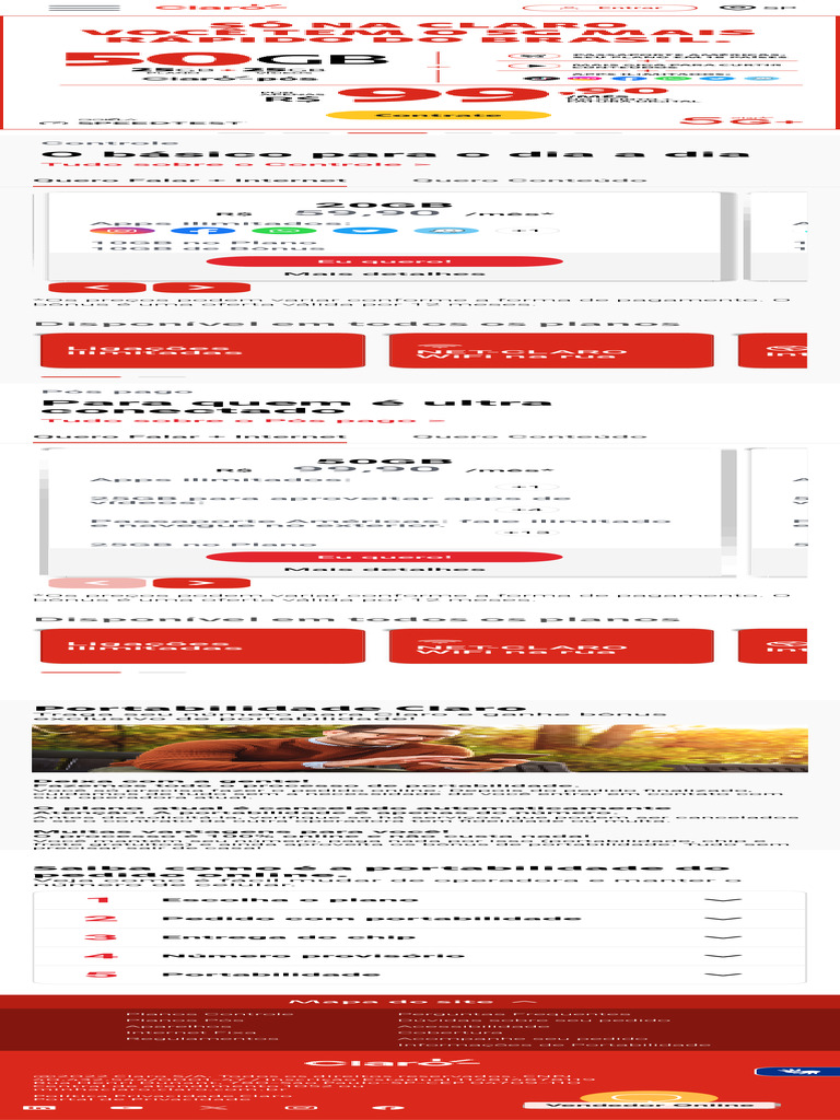 Planos Claro Celular Controle E Pós Loja Online Claro Download