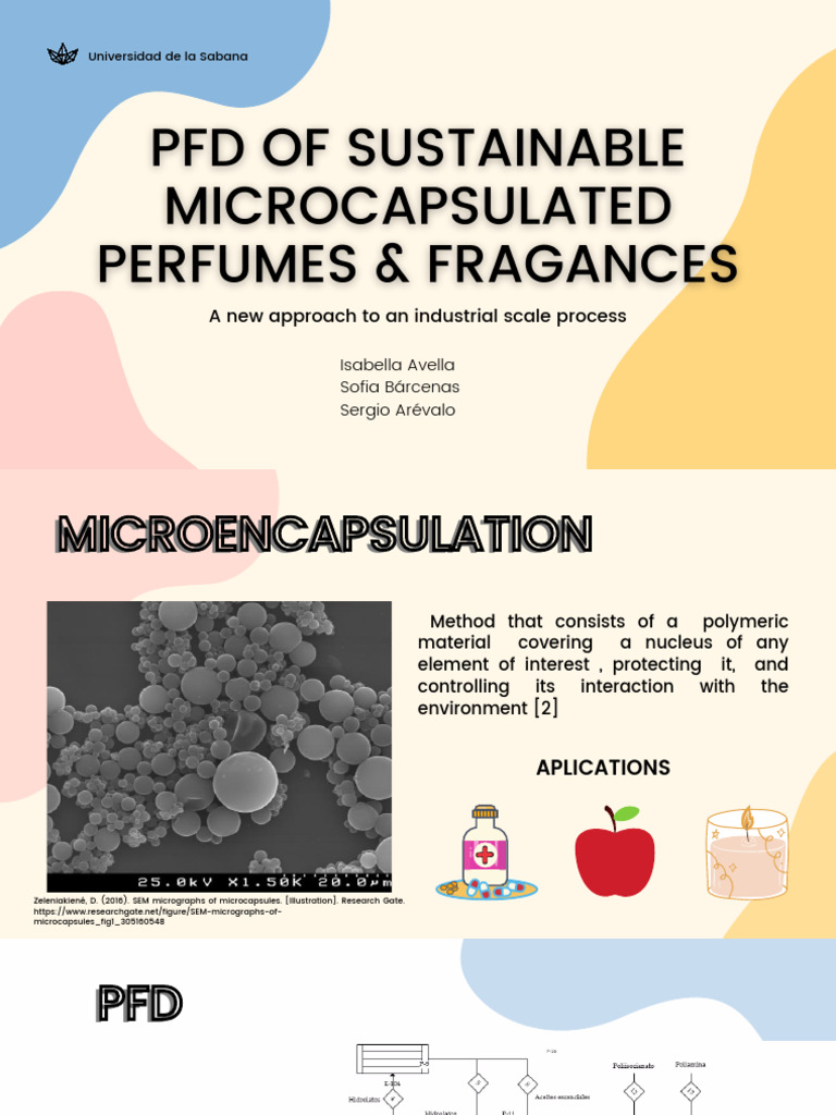 Microcapsulated Perfumes & Fragrances | PDF