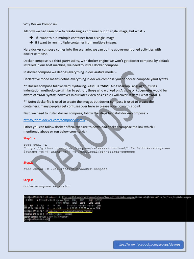 Docker Compose Pdf Computer File Formats Computer Engineering