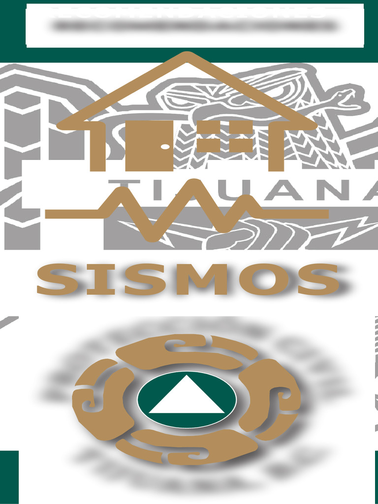 Triptico Recomendaciones Sismos | PDF