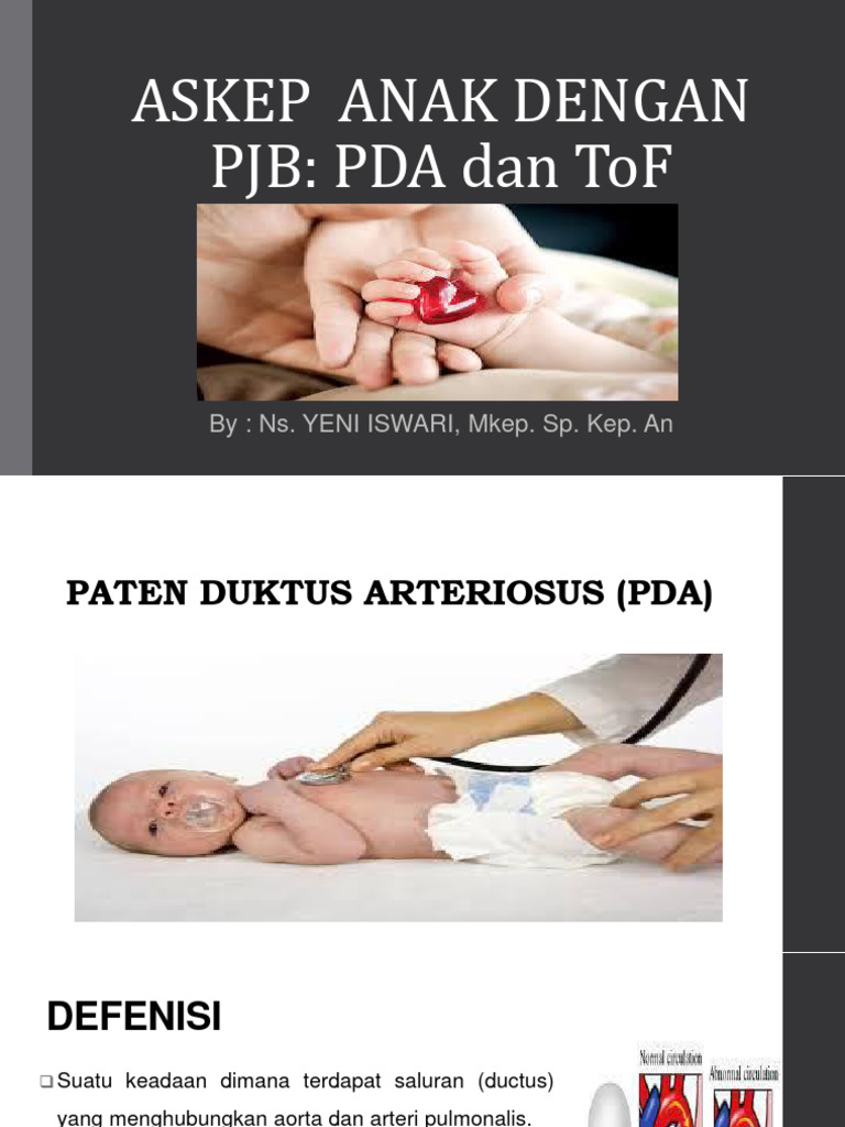 Askep Anak DG PJB - PDA Dan ToF | PDF